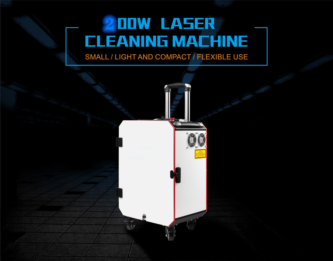 200W portable Laser Rust Removal Laser Cleaning Machine - Dapeng Laser ...