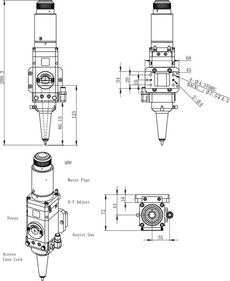 EMPOWER BT210 CUT series RAYTOOLS entry-level low-to-mid power cutting ...