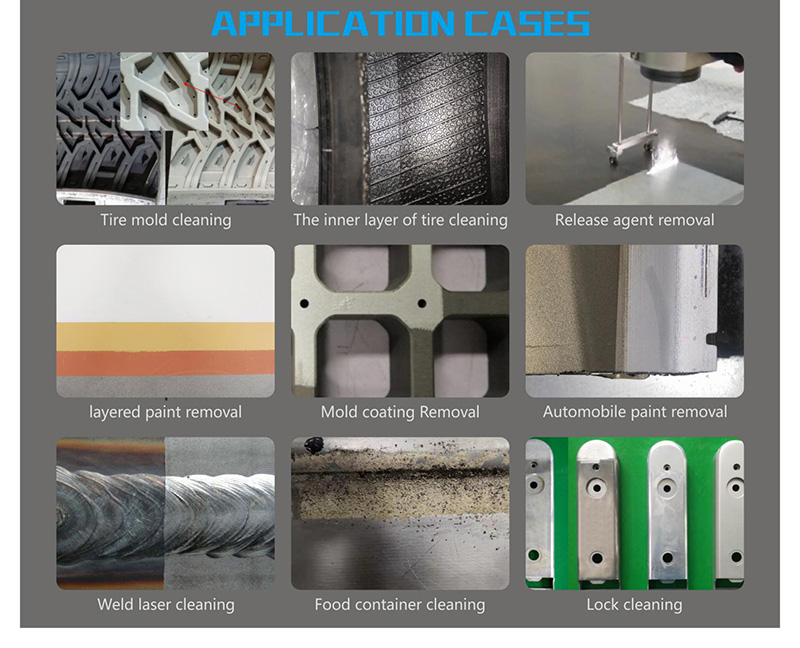500W water-cooled laser clean system for paint removal from China ...
